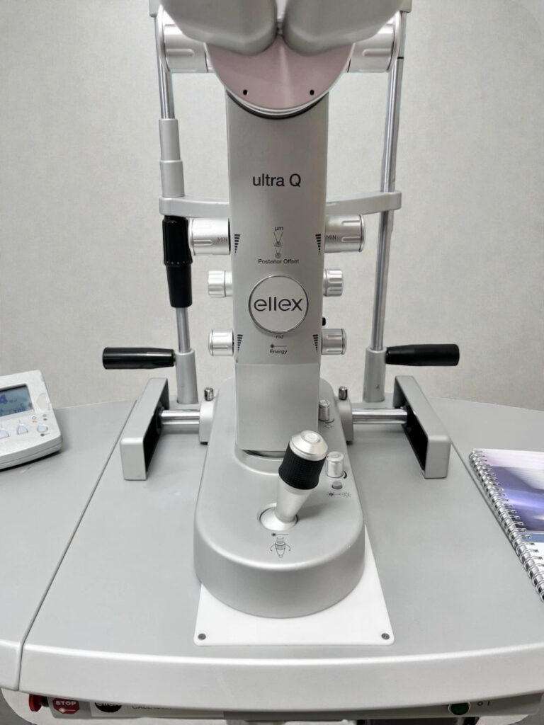 Ellex Ultra Q YAG Laser w/Electric Table — Used